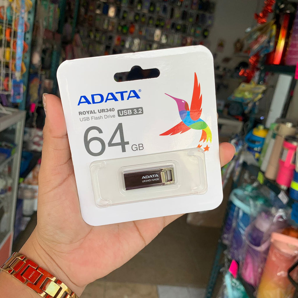 Memoria USB Adata 64GB UR340 (ASOC) | MIGADGET.MX