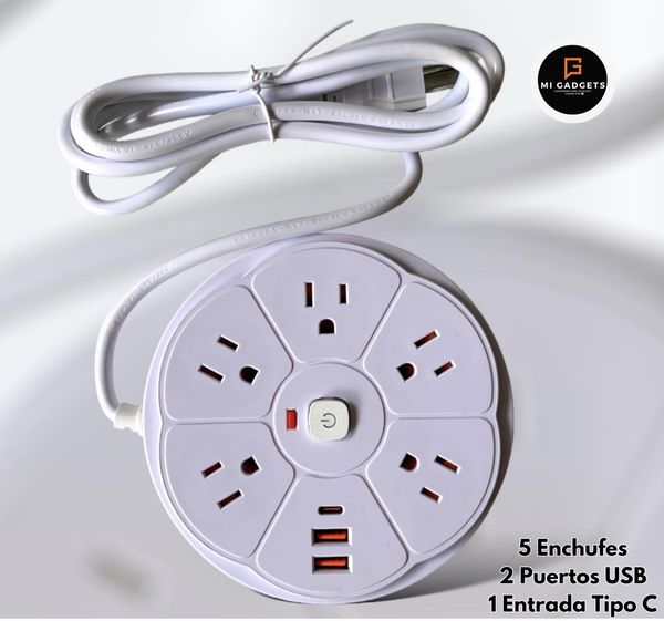 Multicontacto Redondo MULTI-16 | MIGADGET.MX