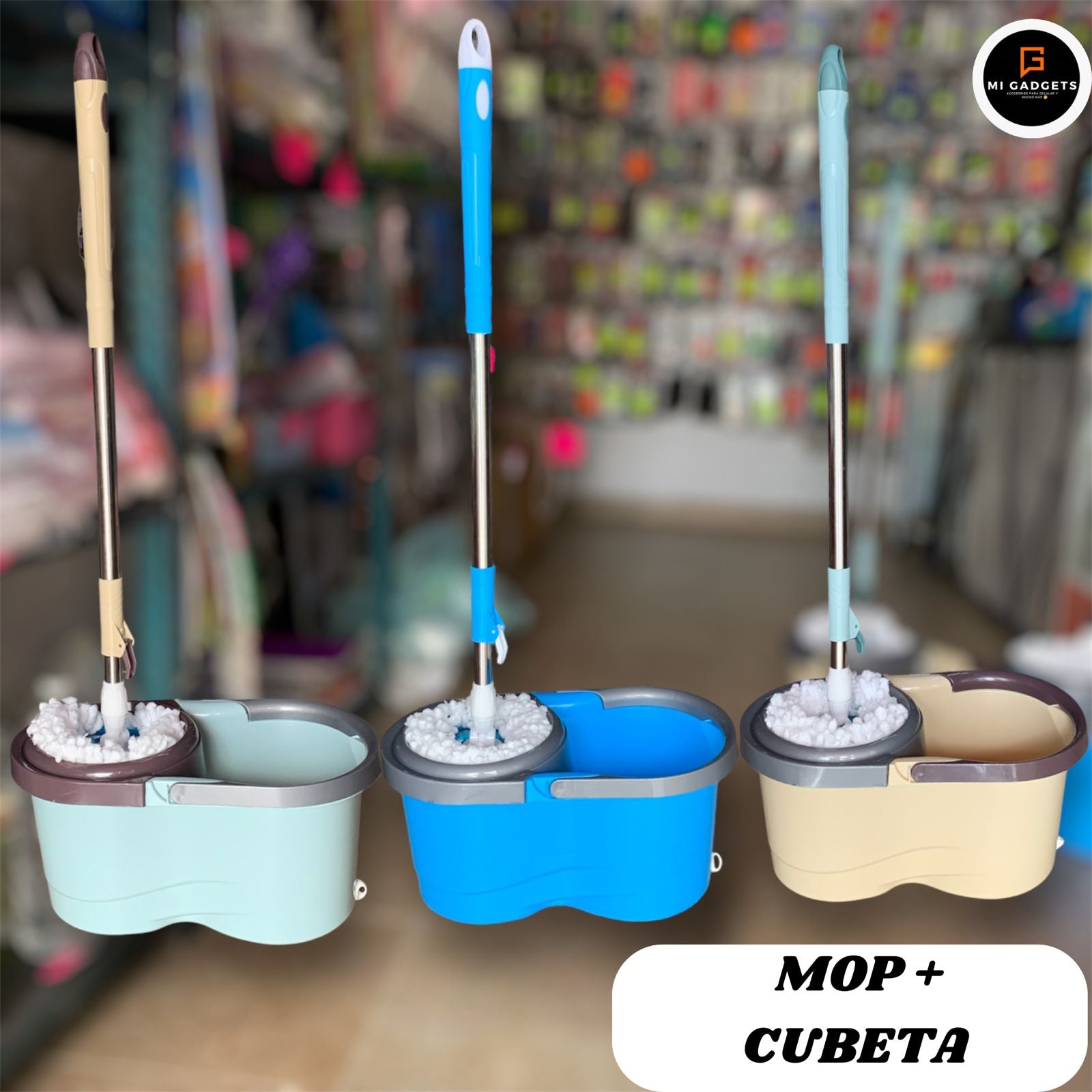 Mop + Cubeta | MIGADGET.MX