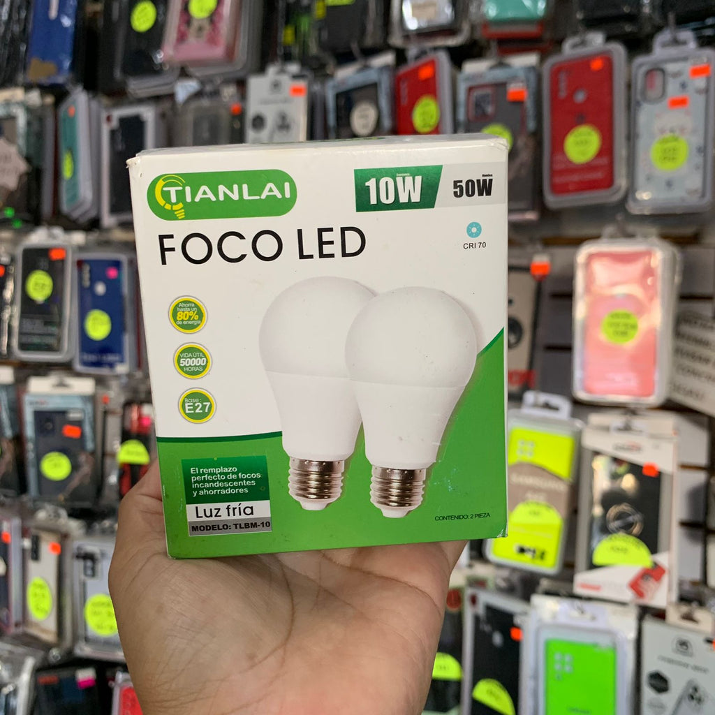 Foco Luz Fria Doble 10W Tianlai | MIGADGET.MX