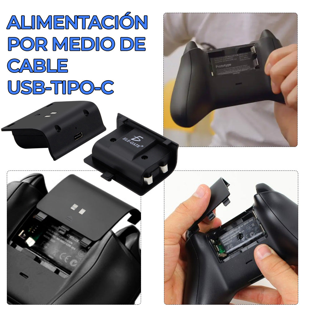 Carga Y Juega Para Control Xbox One Entrada Tipo C | MIGADGET.MX
